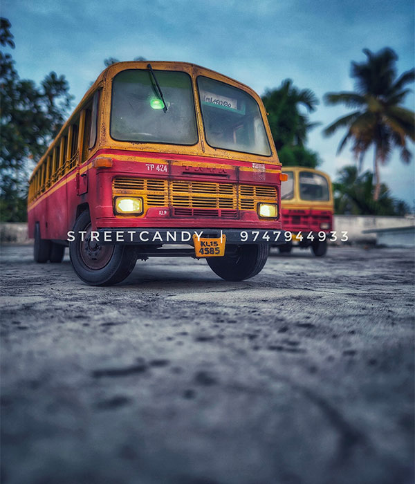 Old Model KSRTC TATA Bus - Streetcandy